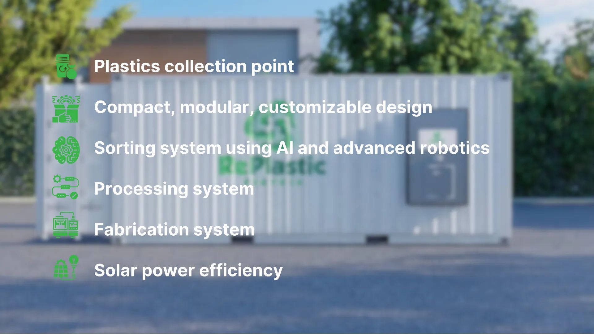 RePlastic Recycle System